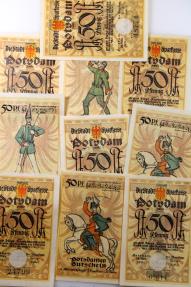 German Notgeld, 10 Notes, Pottsdam, 1922 Military Themes | World Paper ...