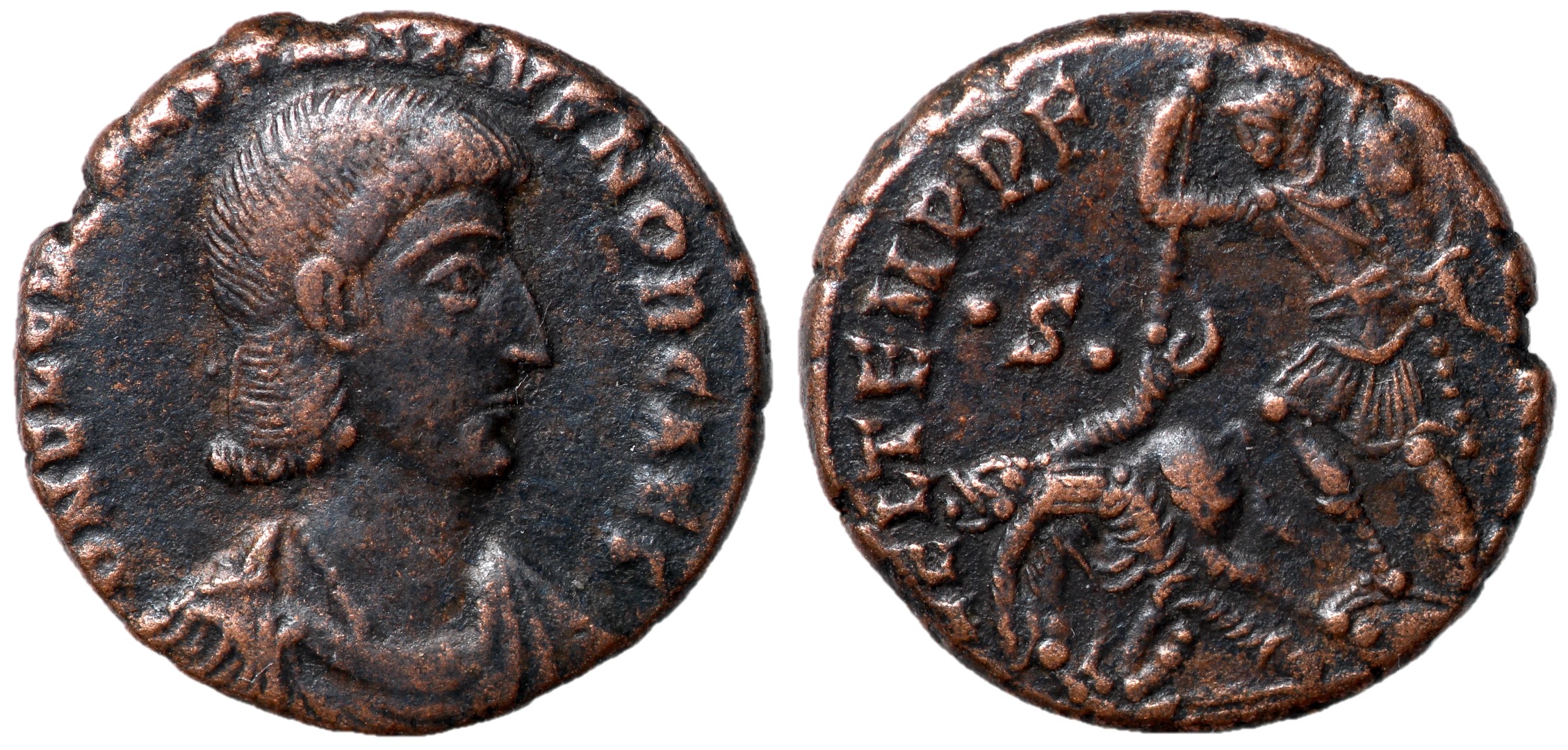 Constantius Gallus, 351 - 354 AD, Follis of Alexandria | Roman Imperial ...