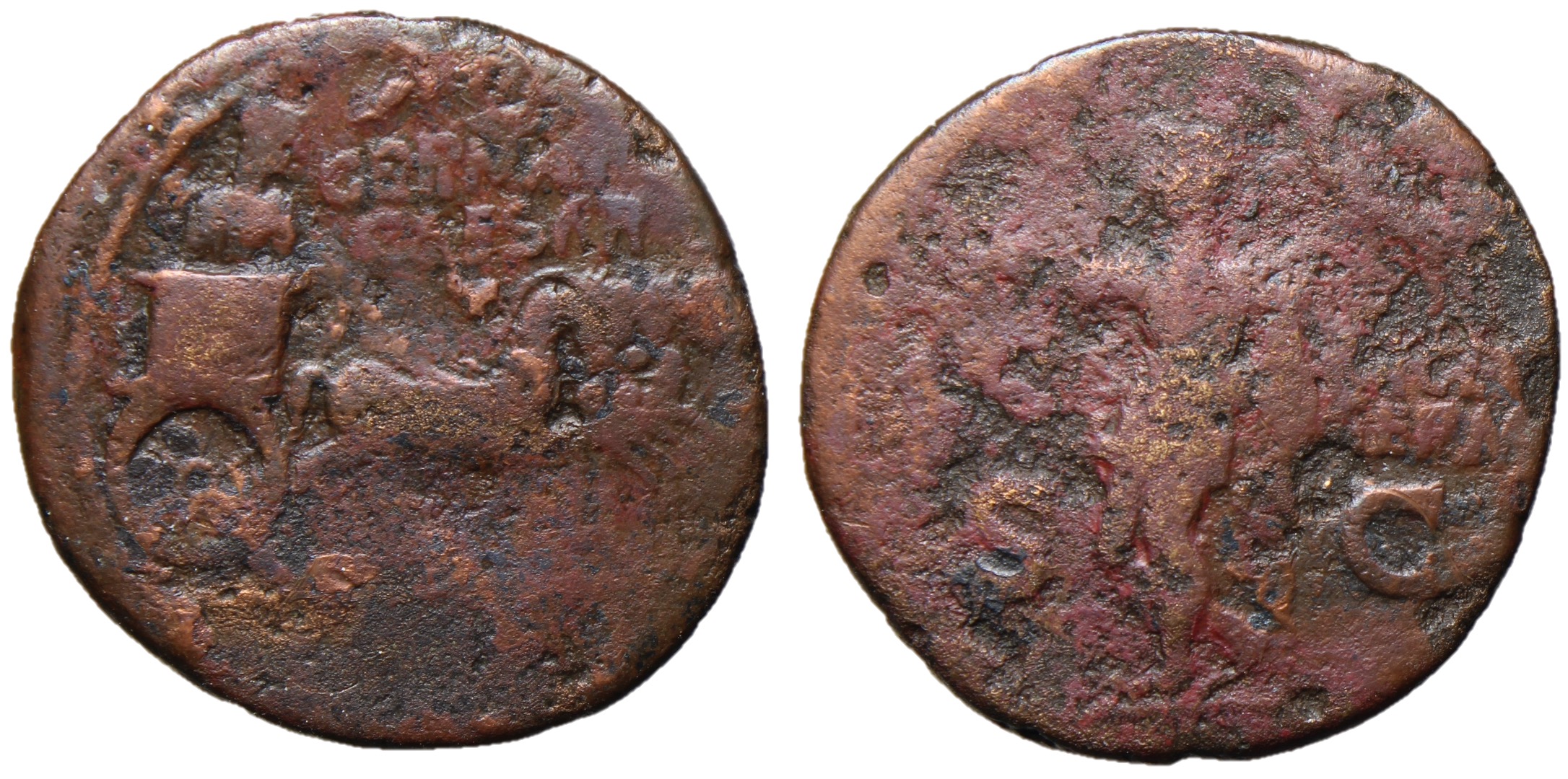 Germanicus by Caligula, 37 - 41 AD, AE Dupondius | Roman Imperial Coins