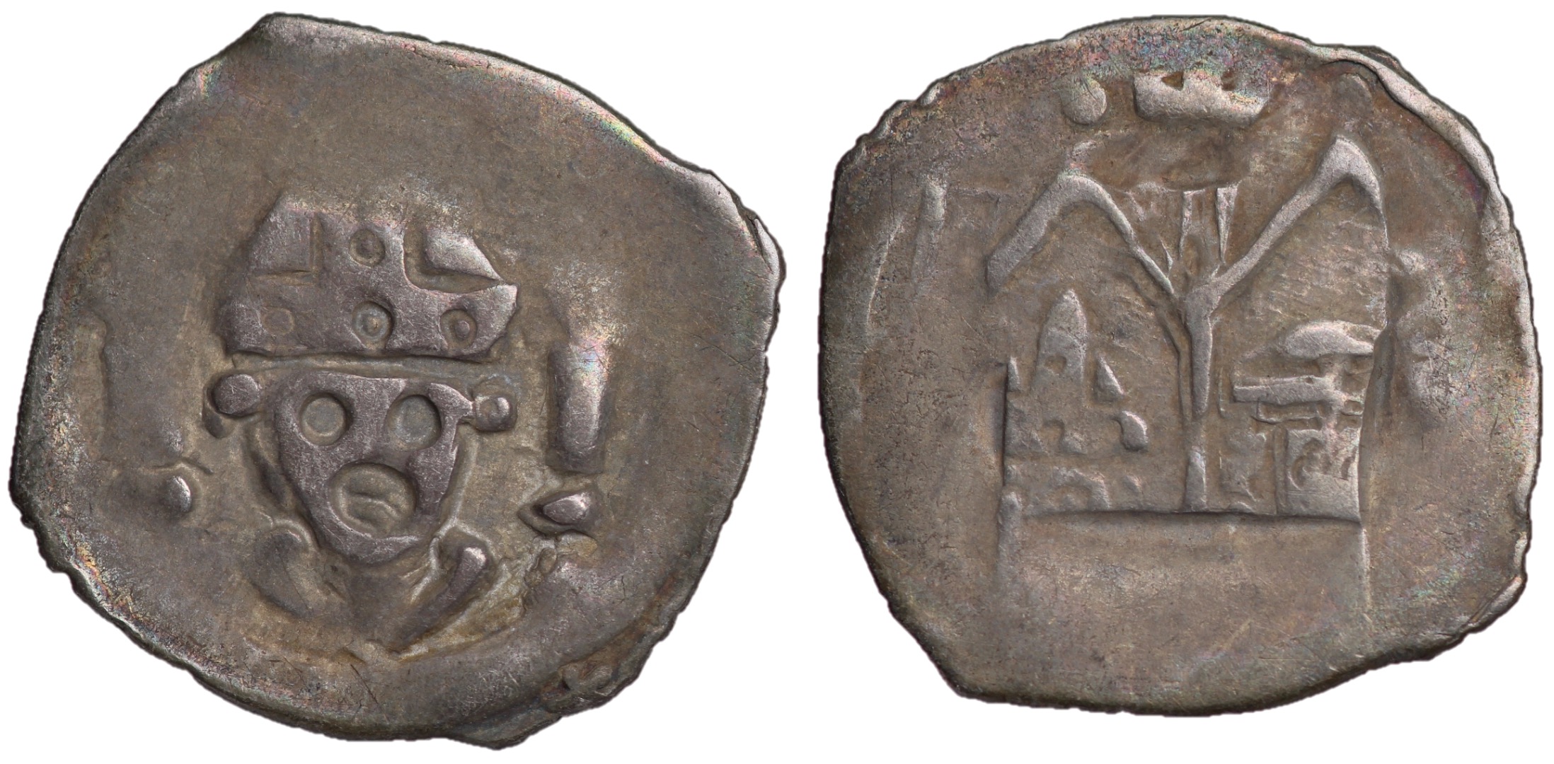 German States, Regensburg, 1315 - 1374 AD, Silver Pfennig | Medieval Coins