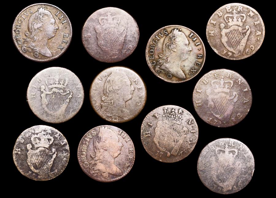 Ireland, George III (1760-1820), Copper Halfpennies and Evasive Issues ...