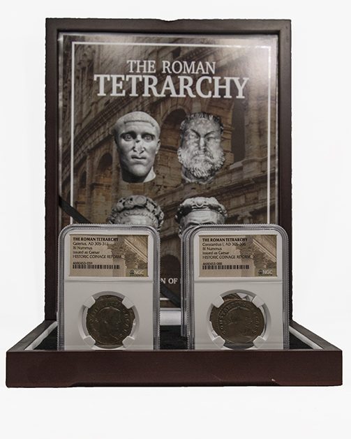 The Roman Tetrarchy: A Collection of Four (VF) NGC-Slabbed Coins (Four ...