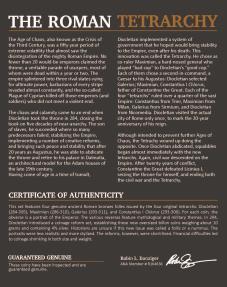 The Roman Tetrarchy: A Collection of Four (VF) NGC-Slabbed Coins (Four ...