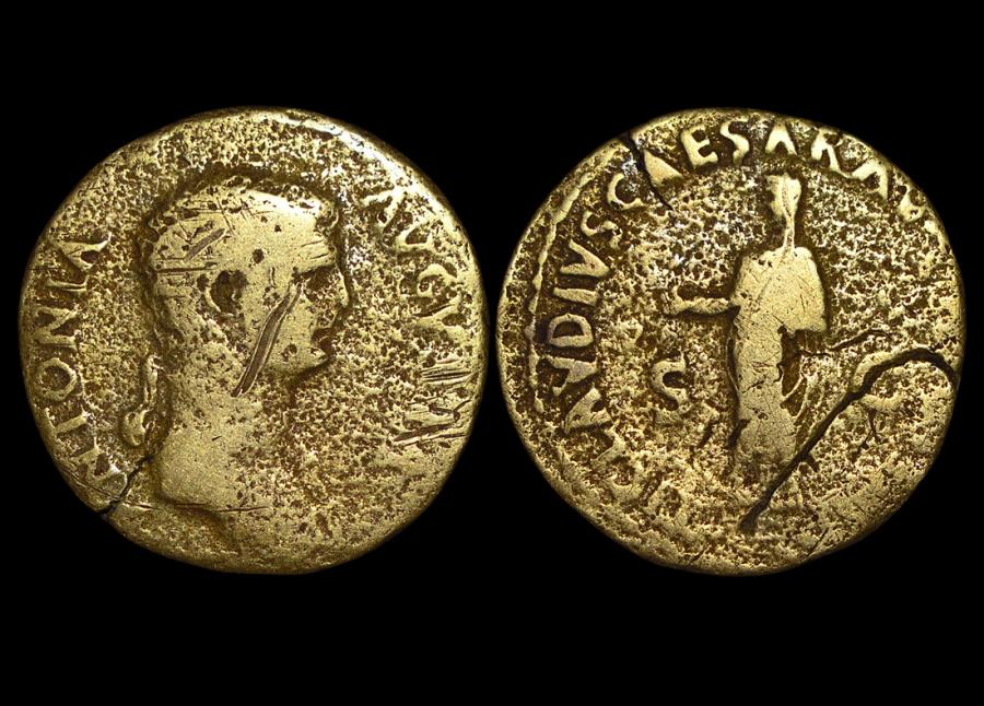 Roman Imperial, Antonia, mother of Claudius, Augusta, (41 CE ...