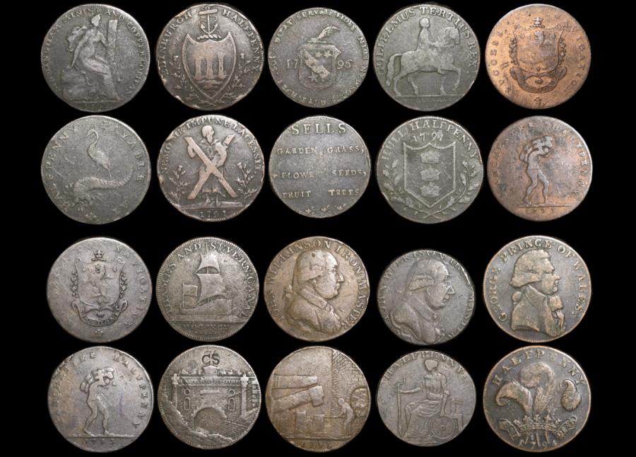 Great Britain, Conder Tokens (10), VF, a lot of (10) coins | Miscellaneous