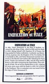Unification of Italy (Black Box) | Lots & Collections