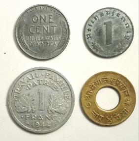Second World War: Four Wartime Specialty Coins (Mini Album) | Lots ...
