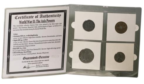 World War II: The Axis Powers Four Coin Collection in (Mini Album)