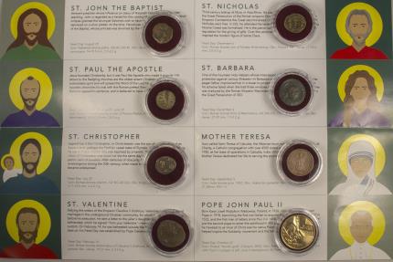 All Saints: A Collection of Eight Coins (Eight-Coin Box) | Lots ...