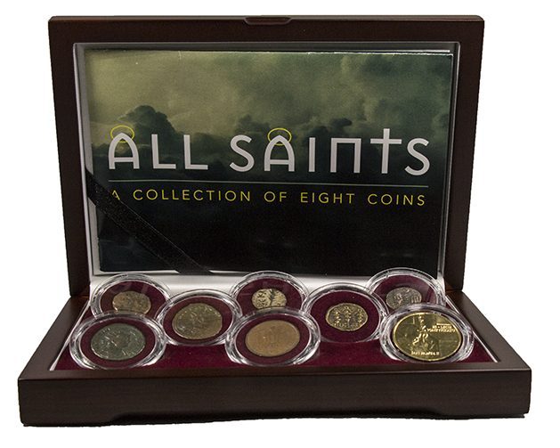 All Saints: A Collection of Eight Coins (Eight-Coin Box) | Lots ...