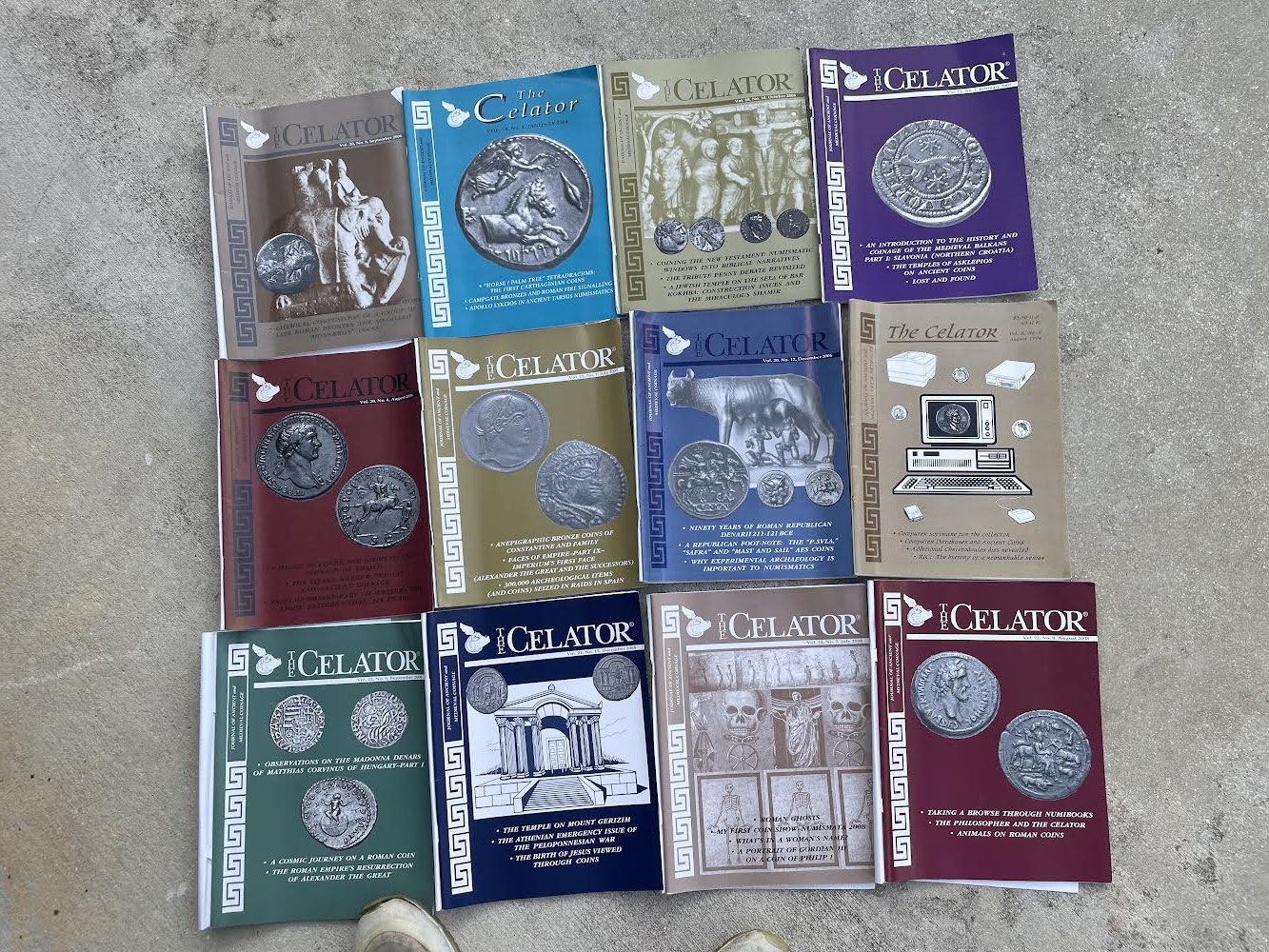 145 Editions of the Celator Ancient Coin Magazines | Ancient Coin Books