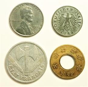 Second World War: Four Wartime Specialty Coins (Mini Album) | Lots ...