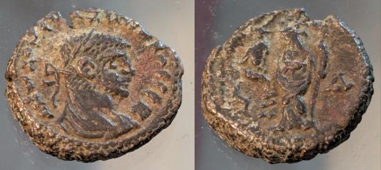 Roman Provincial. Egypt, Alexandria. Maximianus, 288-289 AD Potin ...