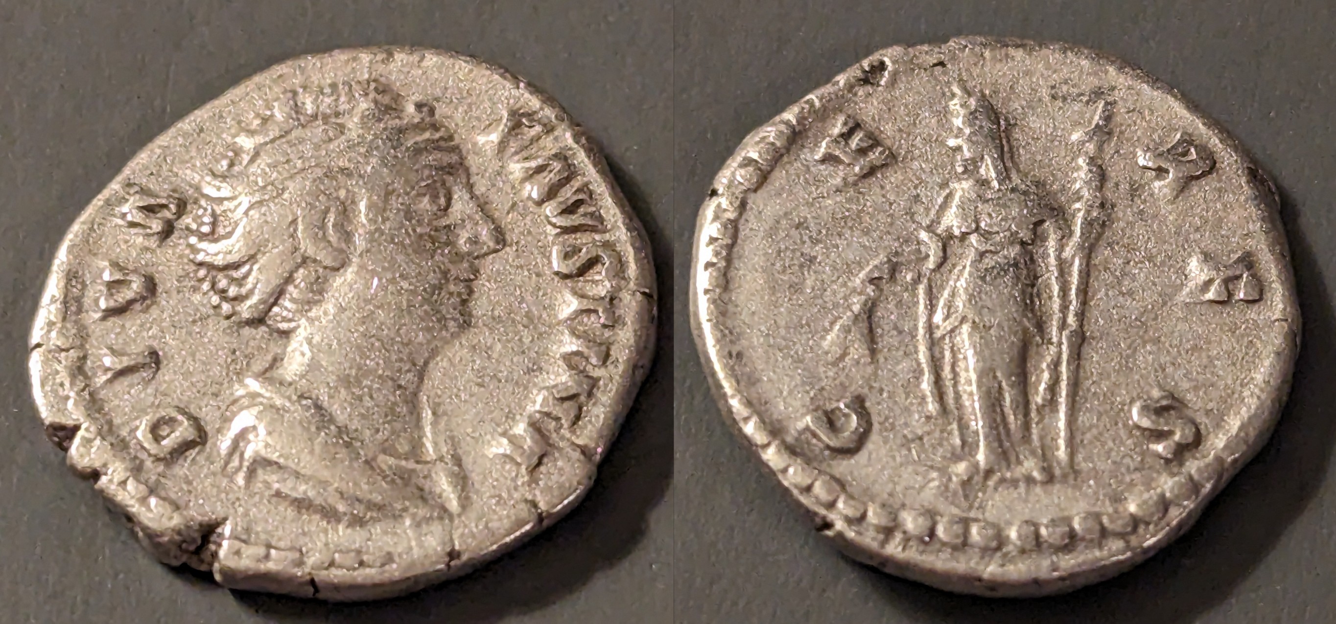 Faustina I, died 140 AD, AR denarius - Ceres | Roman Imperial Coins