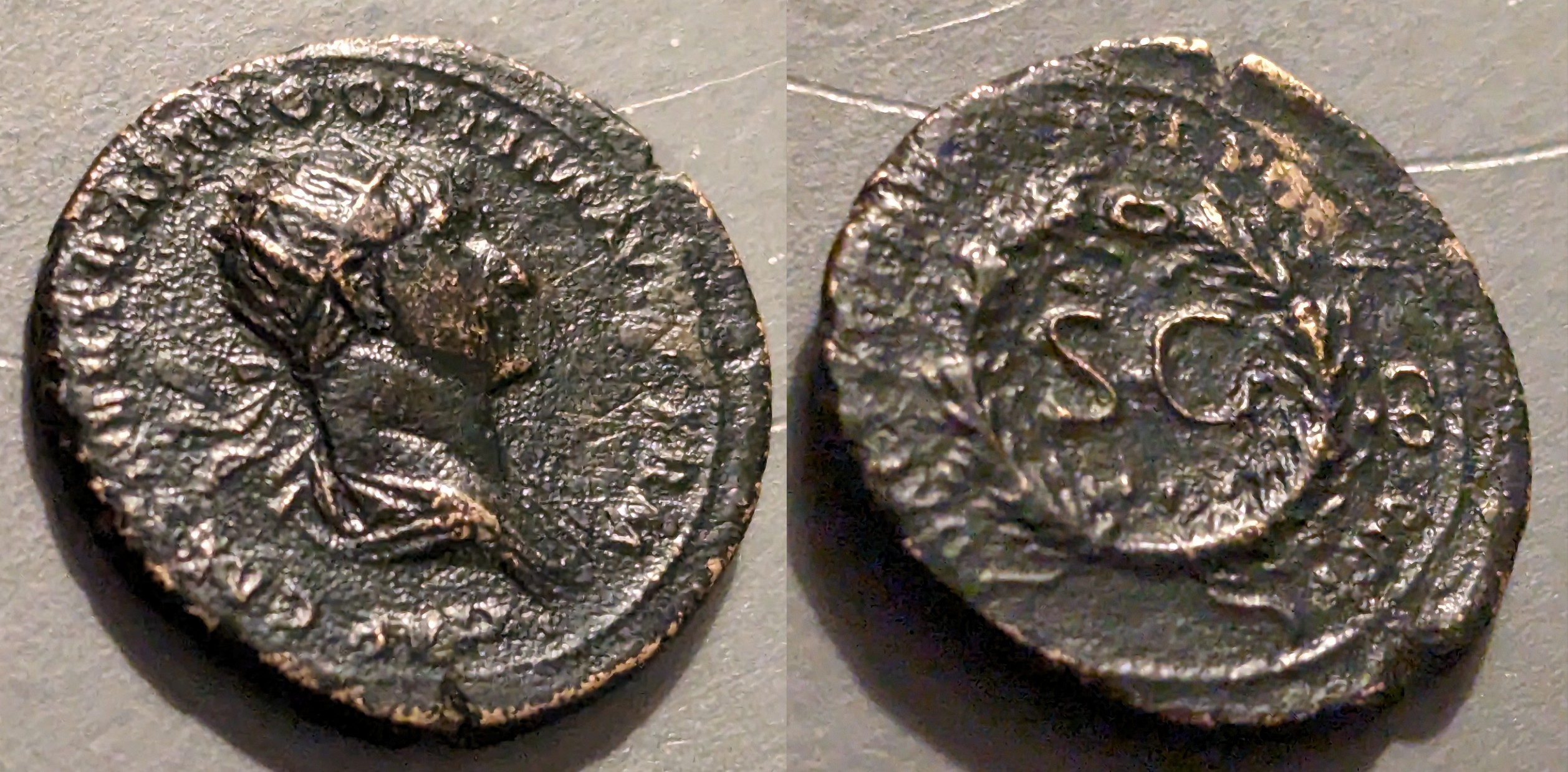 Trajan, 98-117 AD. A bronze semis minted for use in Syria | Roman ...