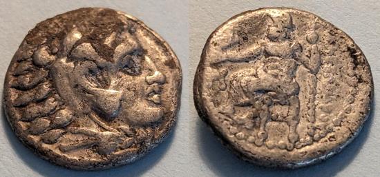 Alexander the Great silver drachm, 336-323 BC | Greek Coins