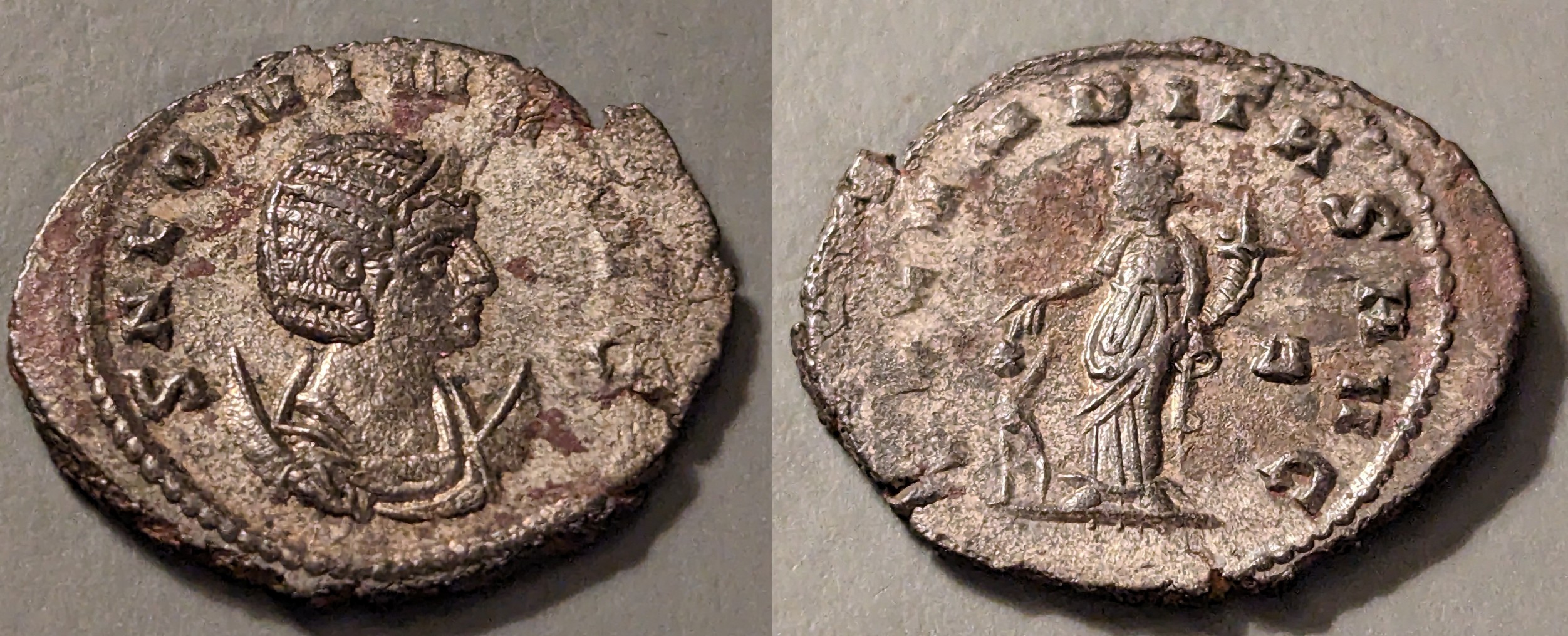 Salonina, 253-268 AD, silvered wntoninianus - Fecunditas | Roman ...