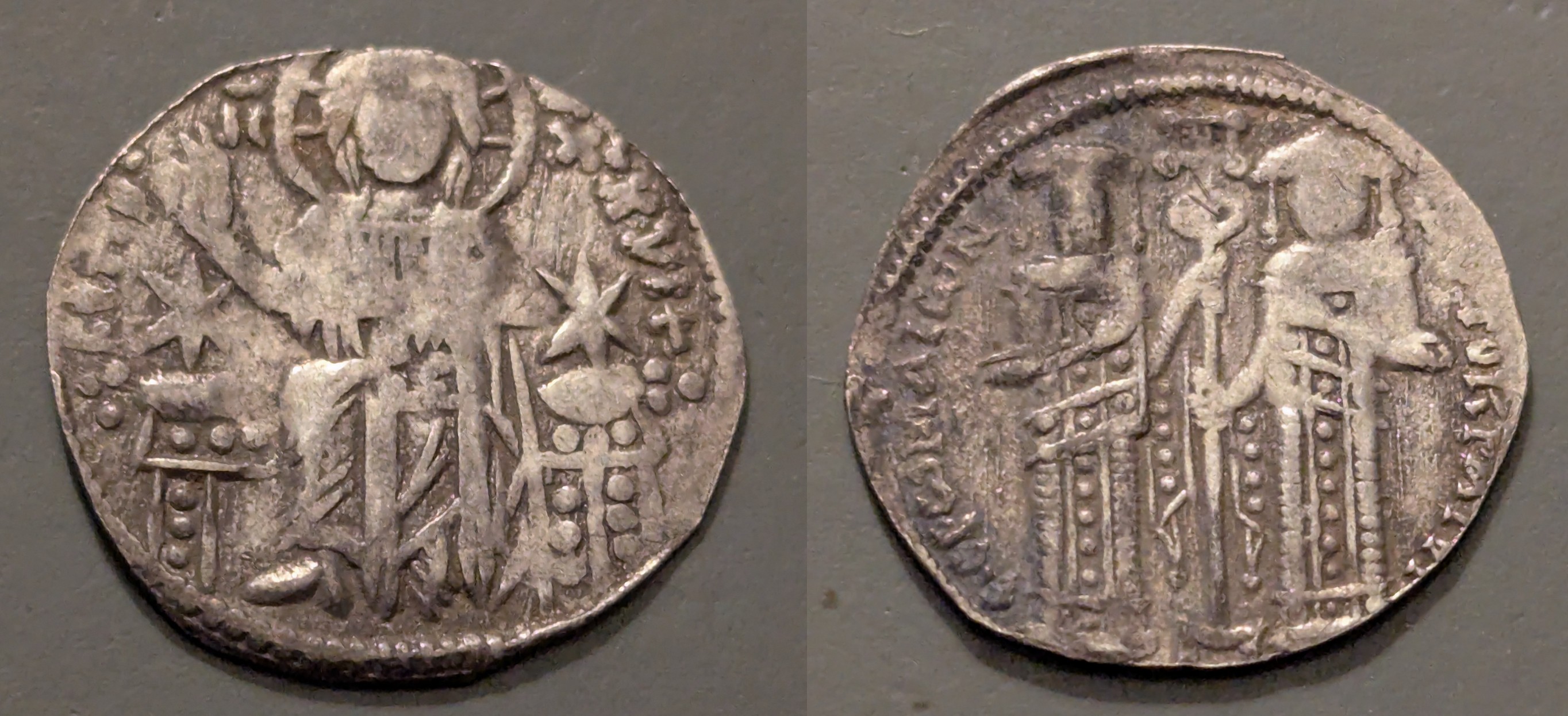 Byzantine silver. Andronicus II & Michael IX, AR basilikon. 1282-1328 AD
