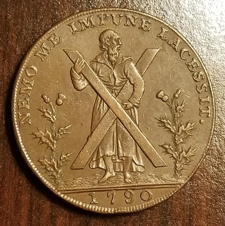 Scotland, Half Penny Token, Lothian, Edinburgh 1790 | European Coins