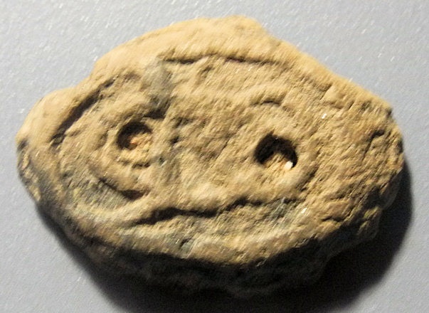 primitive money - Chou Dynasty, 770-476 BC Clay Ant Nose cowrie