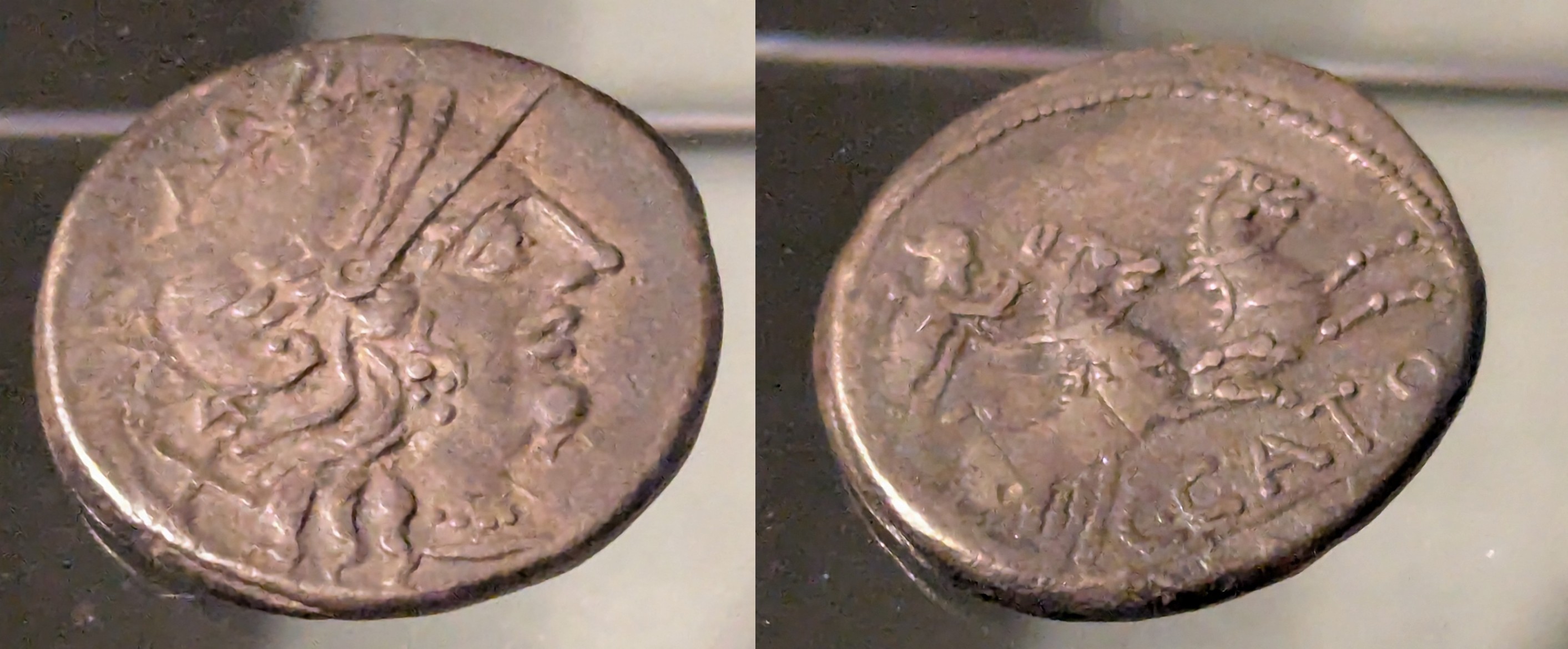 Roman Republic AR denarius, C. Cato. Biga | Roman Republican Coins