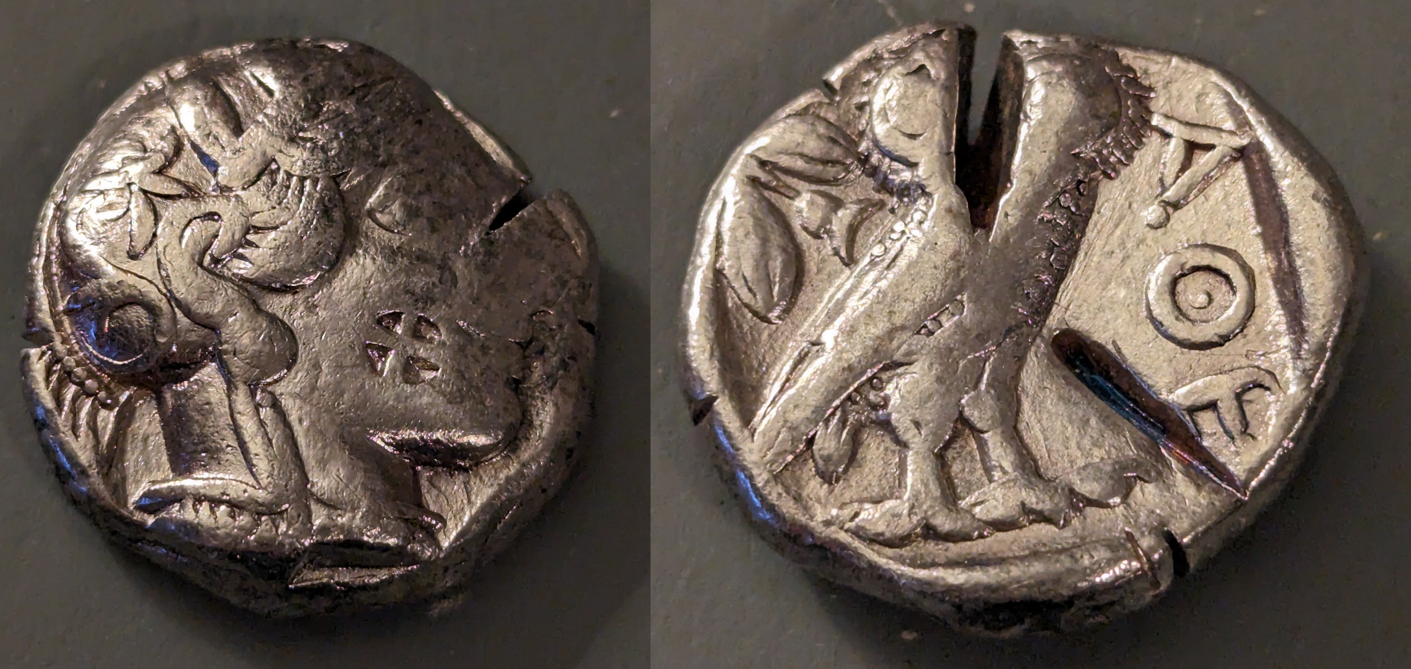 Attica, Athena. AR tetradrachm. Athena / Owl | Greek Coins