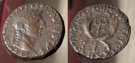 Provincial. Tiberius, 14-37 AD. AE29. Cornucopia | Roman Provincial Coins