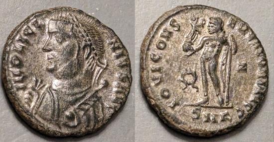 Licinius I, 308-324 AD, AE follis, Cyzicus mint, lots of silvering
