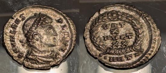 Valens, 364-378 AD. AR siliqua, minted in Antioch | Roman Imperial Coins