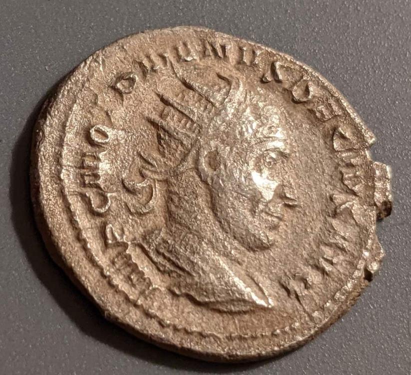 Trajan Decius, 249-251 AD, silver antoninianus. Worn die | Roman ...