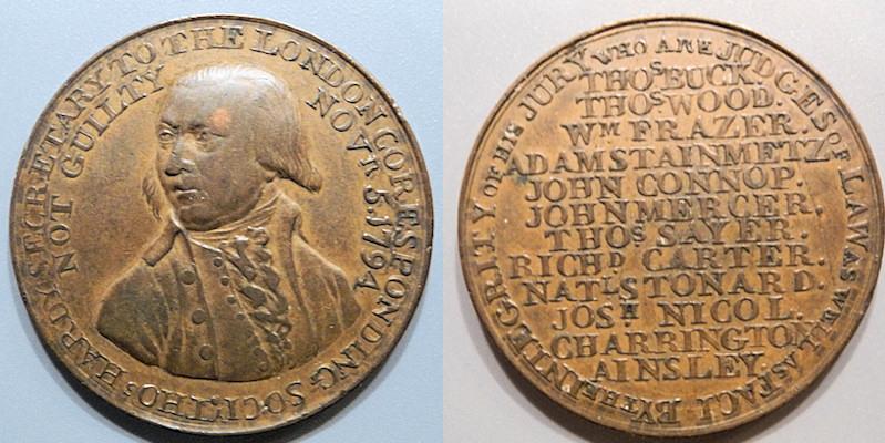 Conder token - Middlesex, 1794 Political & Social Series Penny Token