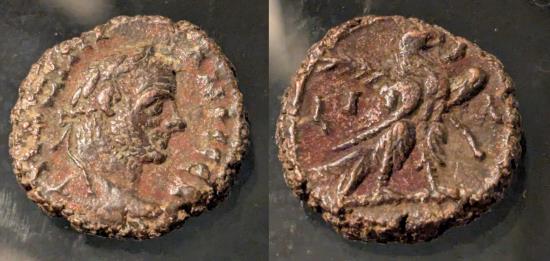 Roman Provincial. Egypt, Maximianus, 295-296 AD. Potin tetradrachm