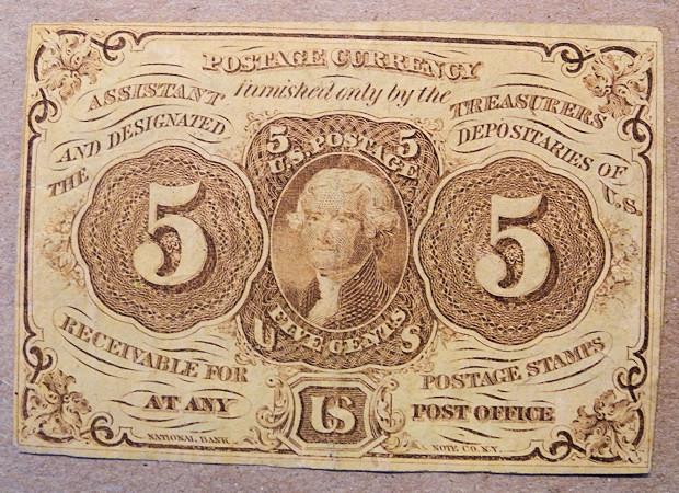 Fractional Currency - 5 cents | US Paper Money