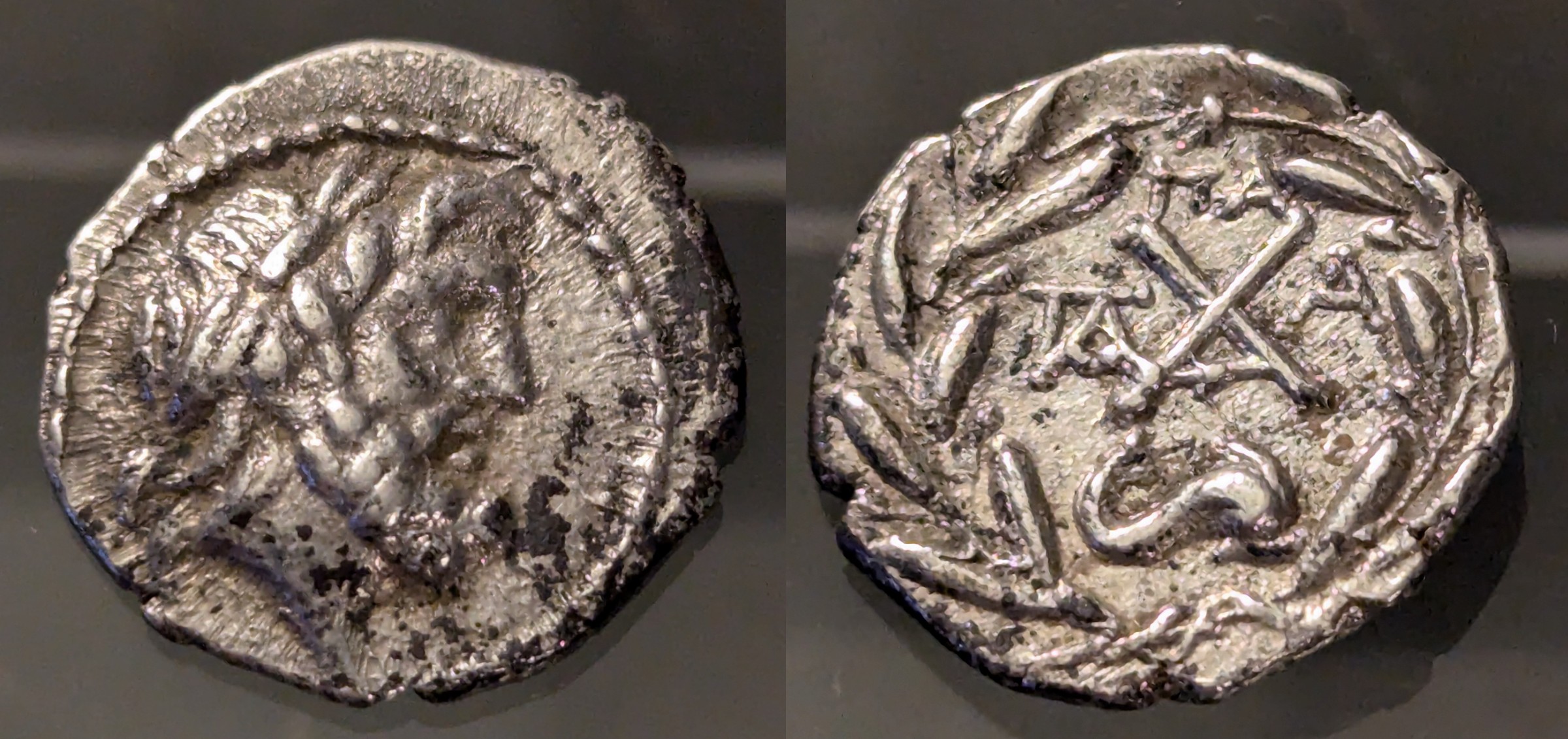 Ancient Greek. Achaia, Patrai. 86 BC, AR hemidrachm | Greek Coins