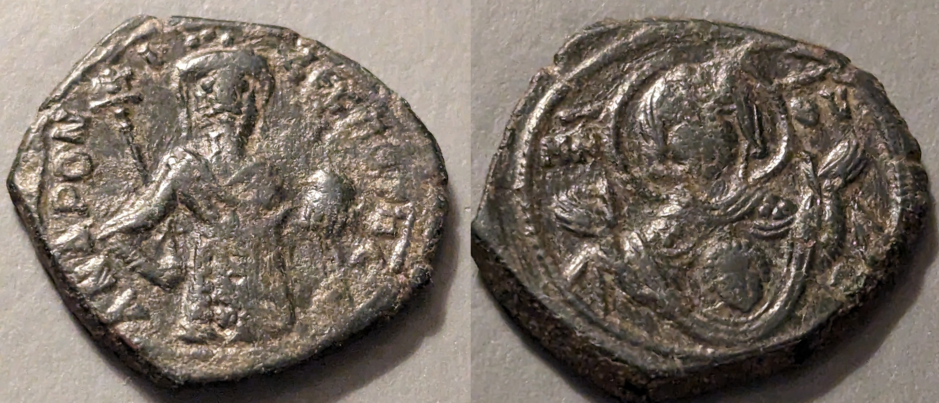 Byzantine AE tetarteron, Andronicus I, 1183-1185 AD. Rare | Byzantine Coins