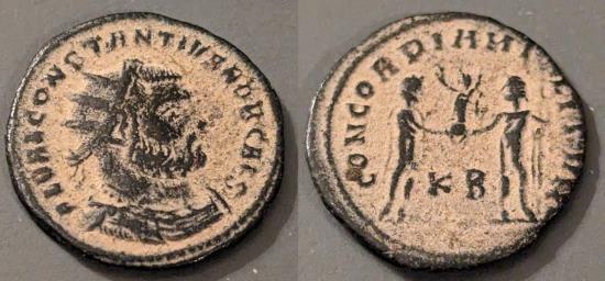 Constantius I, 293-305 AD,, CONCORDIA MILITVM | Roman Imperial Coins