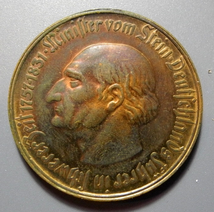 Westphalia, German metal notgeld coin, 500 Marks, 1922 | European Coins