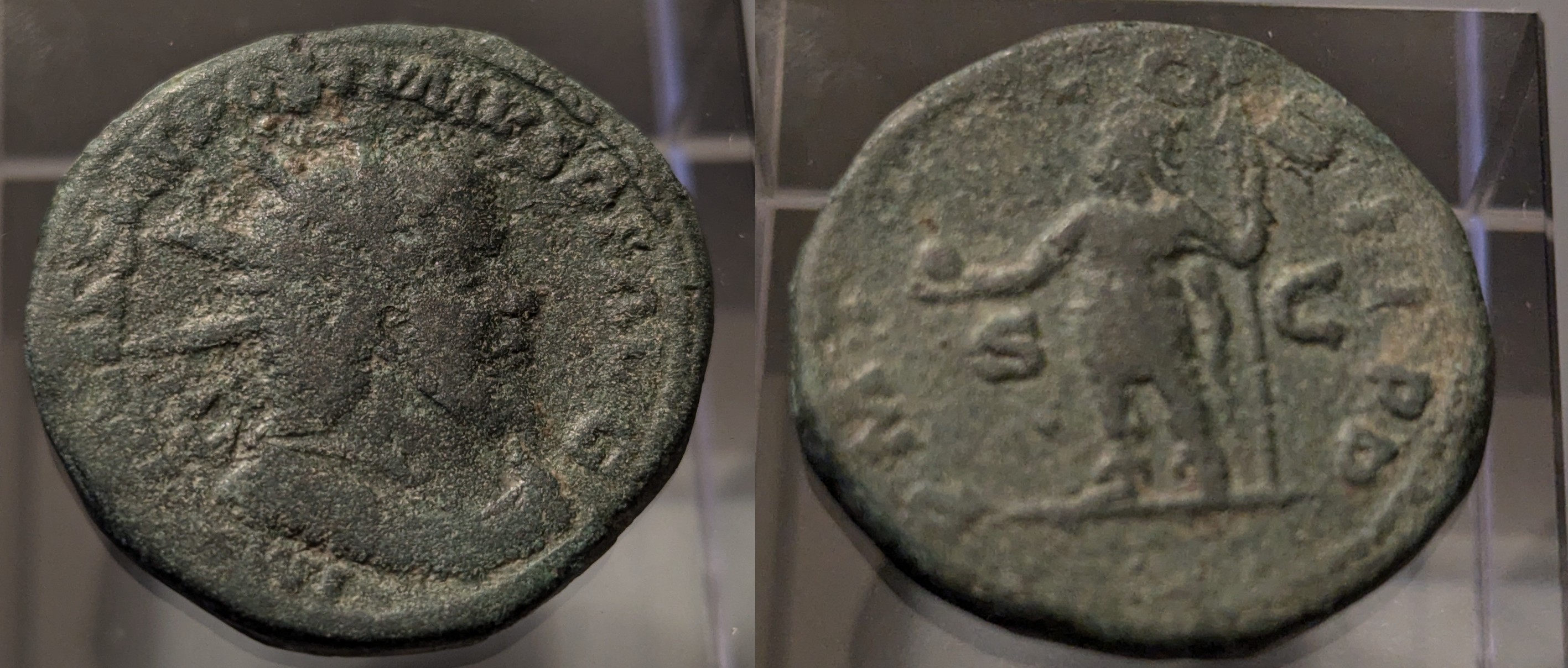 Postumus, 259-268 AD. Double sestertius. Scarce | Roman Imperial Coins