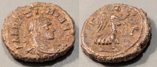 Roman Egypt, Galerius, 294-295 AD, Potin tetradrachm | Roman Provincial ...