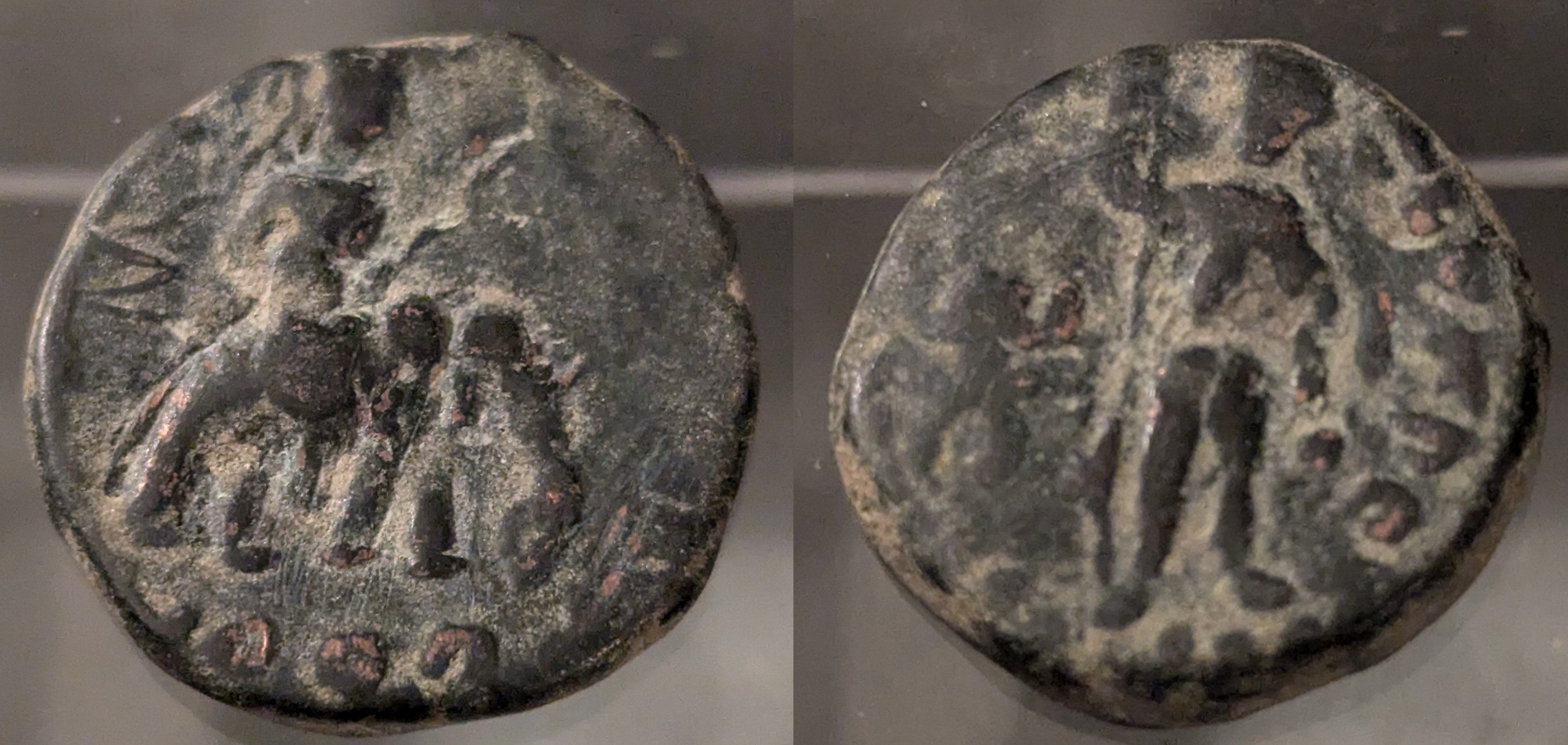 Kushan Empire, Huvishka, 155-190 AD. AE tetradrachm