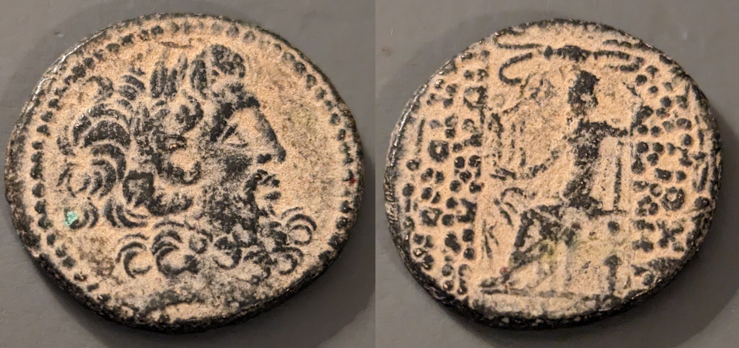 Syria, Antioch, 48-39 BC. AE27. Zeus | Greek Coins