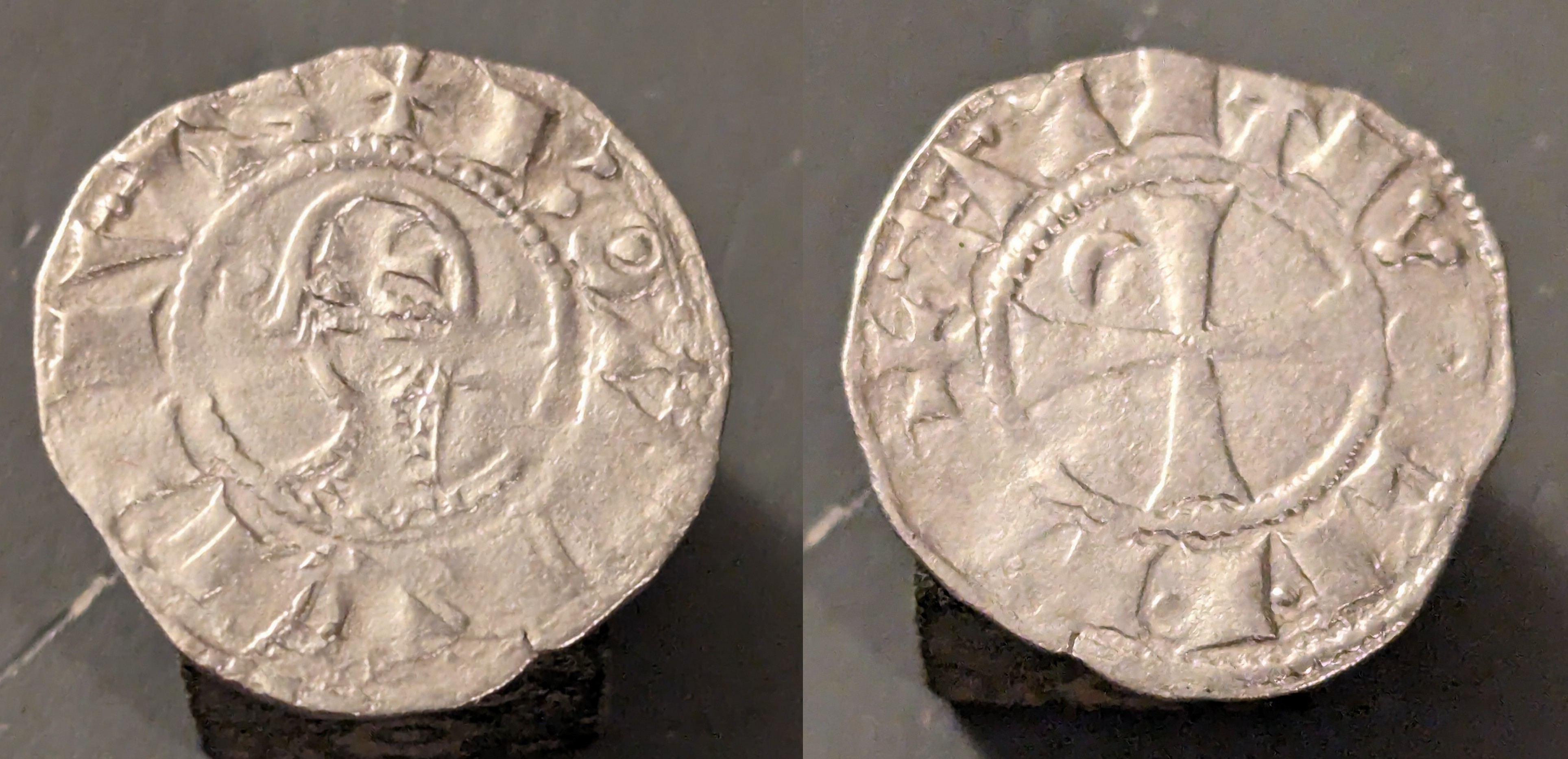 Crusader States. Bohemund III, 1163-1201 AD. Silver denier | Medieval Coins