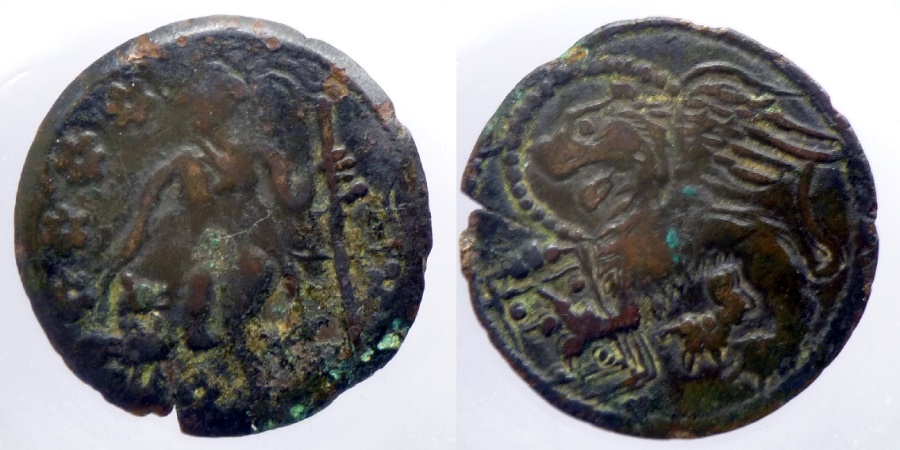 ITALY - VENICE - AE Jetton - Androcles and lion | Tokens & Medals