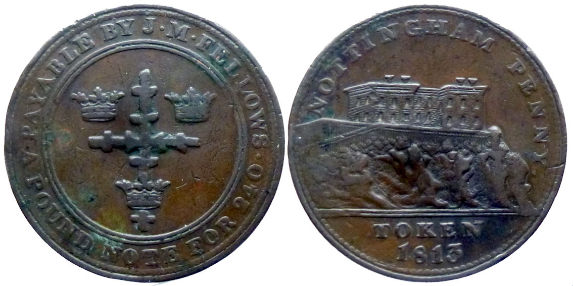 NOTTINGHAM - Penny token 1813 | European Coins