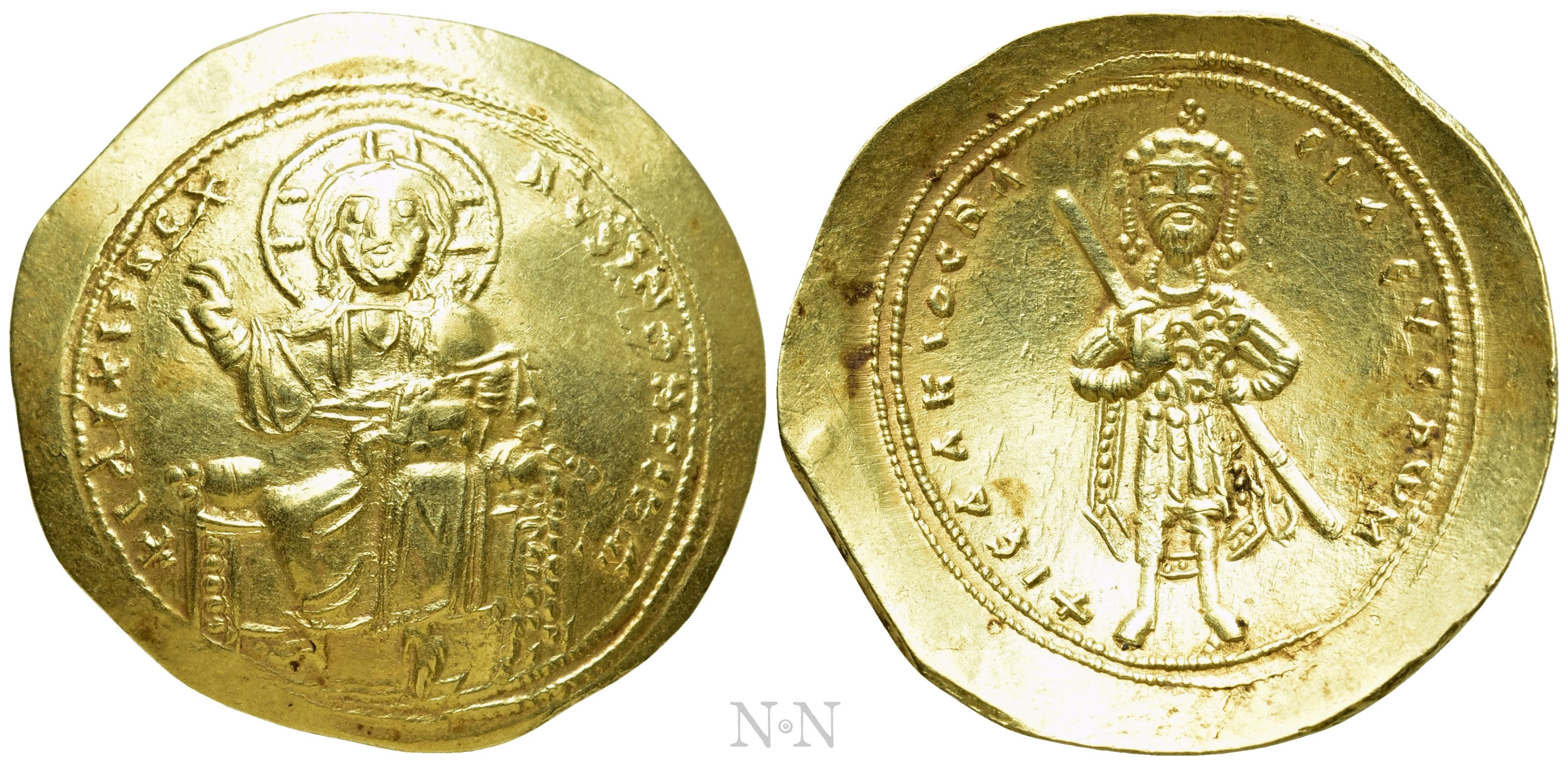 ISAAC I COMNENUS (1057-1059). GOLD Histamenon Nomisma. Constantinople.