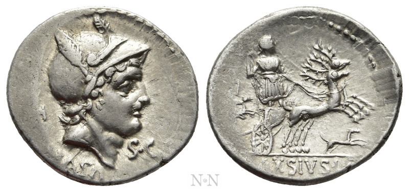 EXTREMELY RARE REPUBLICAN DENARIUS | Roman Republican Coins