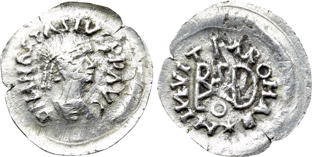 GEPIDS. In the name of Anastasius I (491-518). Quarter Siliqua. Sirmium.