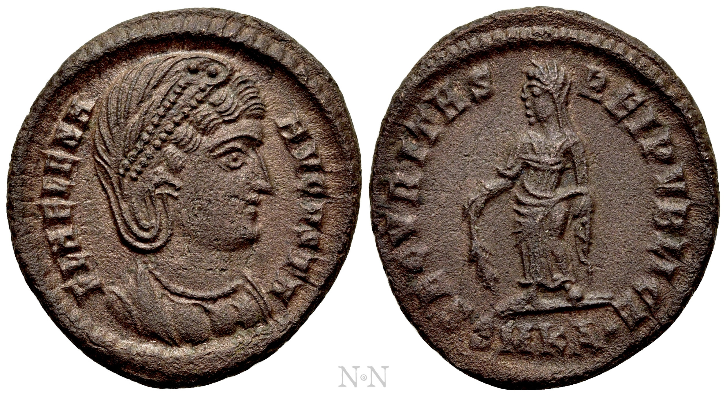 HELENA (Augusta, 324-328/30). Follis. Cyzicus. | Roman Imperial Coins