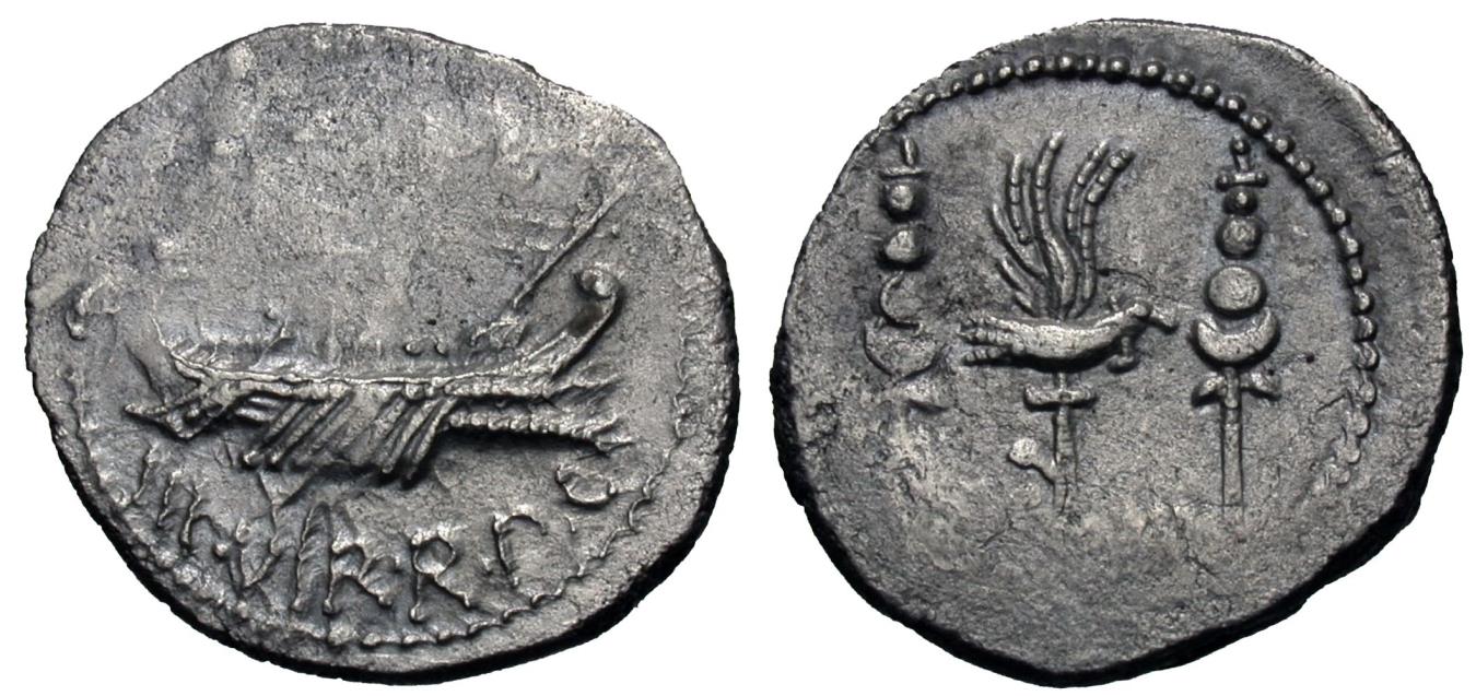 Roman Imperatorial. Mark Antony. AR 'Legionary' Denarius. | Roman ...
