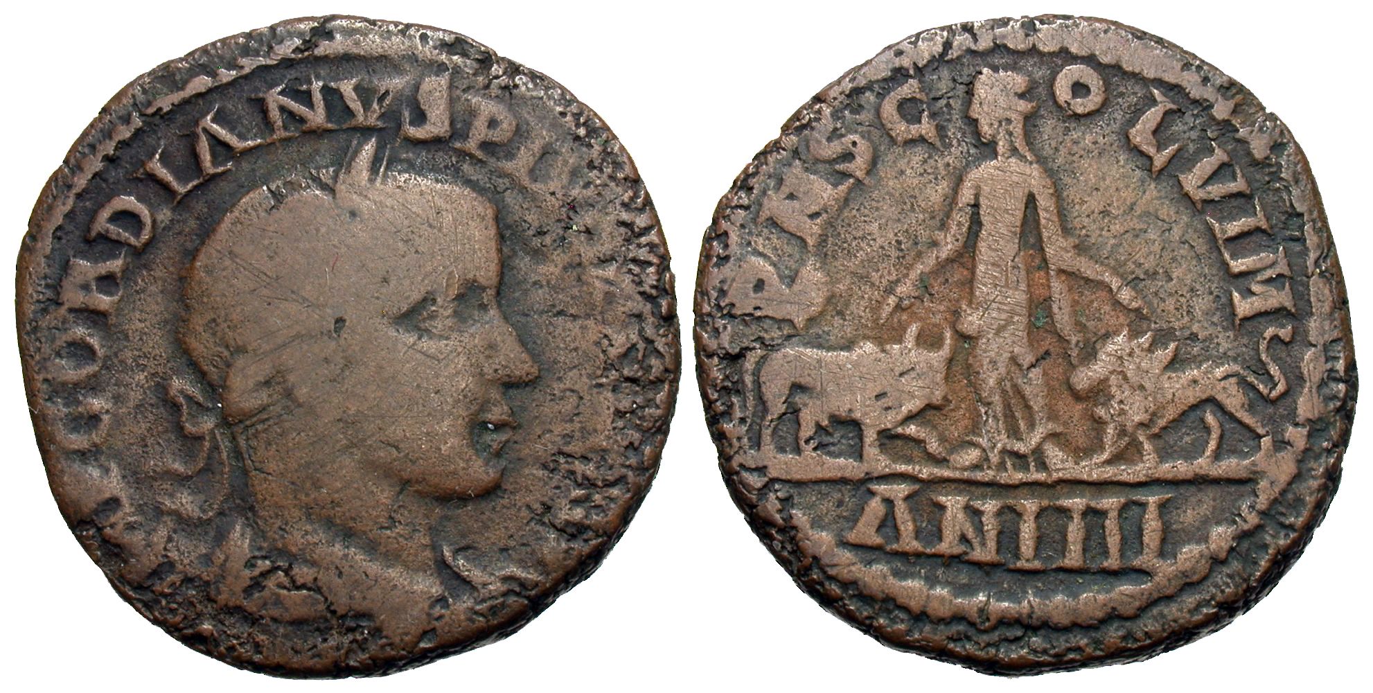 Moesia Superior, Viminacium. Gordian III. Æ 30 mm. | Roman Provincial Coins